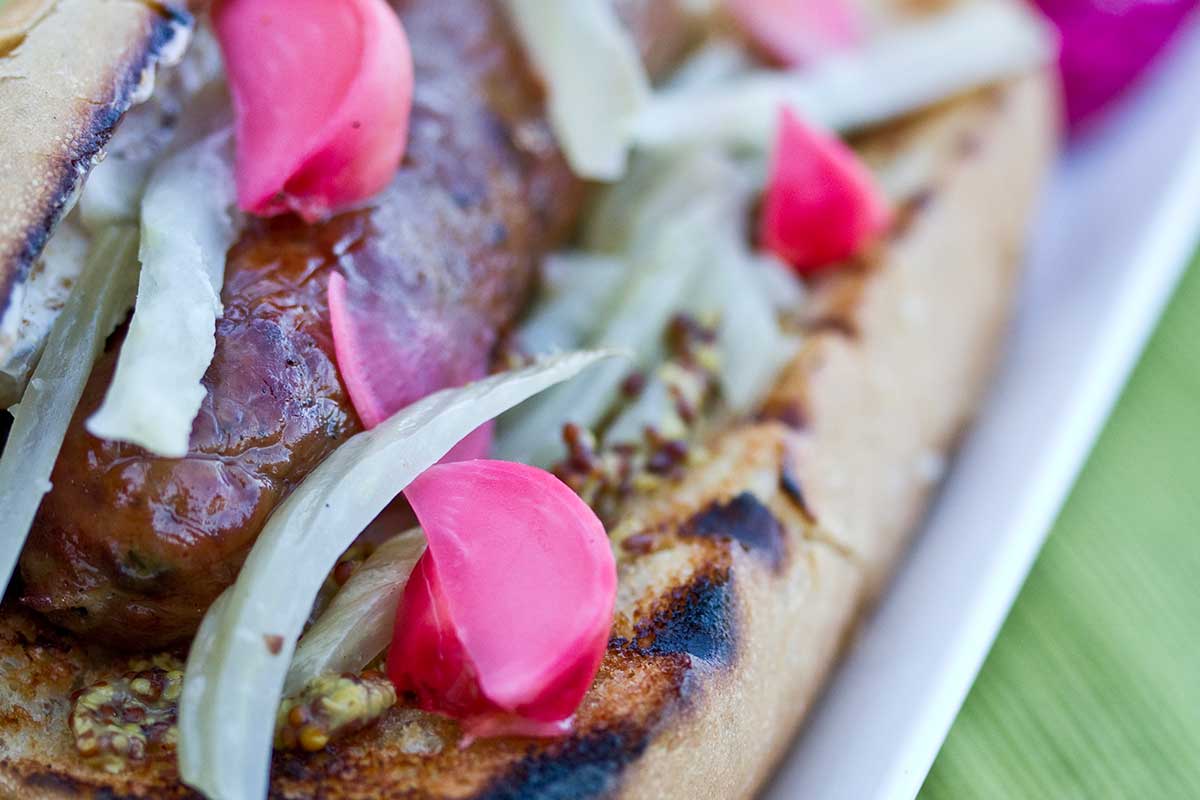 Fennel Game Sausage Sandwich - Marx Foods Blog