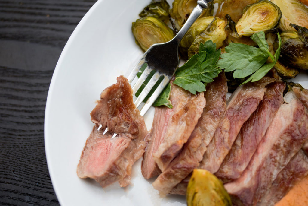 Iberico Pork Pluma with Romesco Sauce - Marx Foods Blog