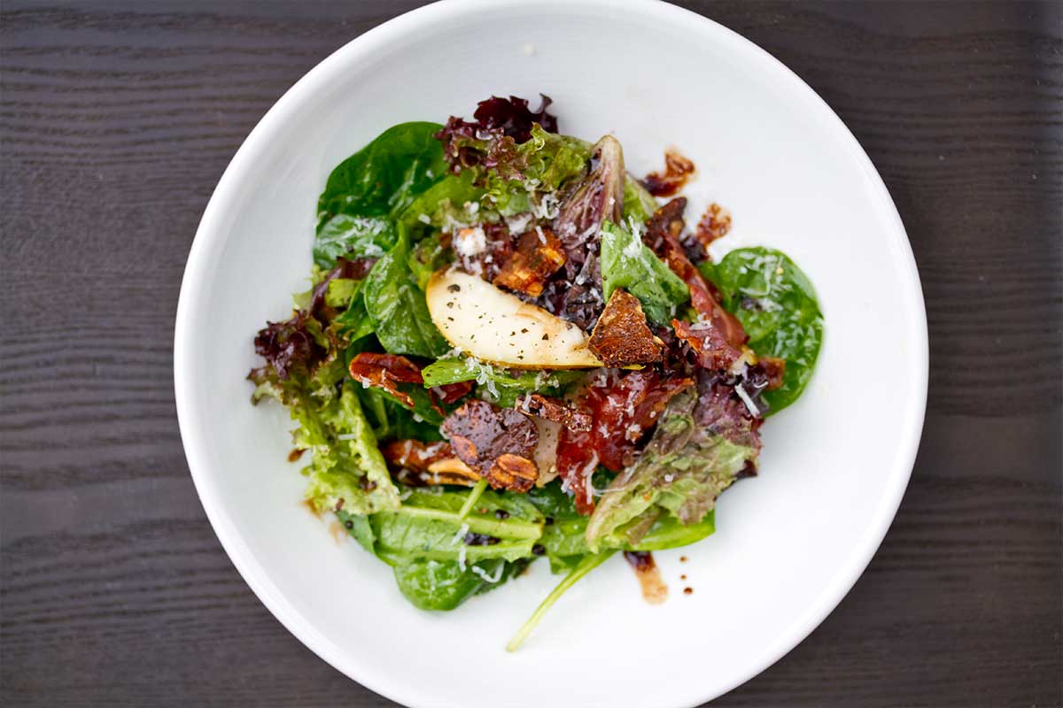 Pear, Panforte & Pancetta Salad - Marx Foods Blog