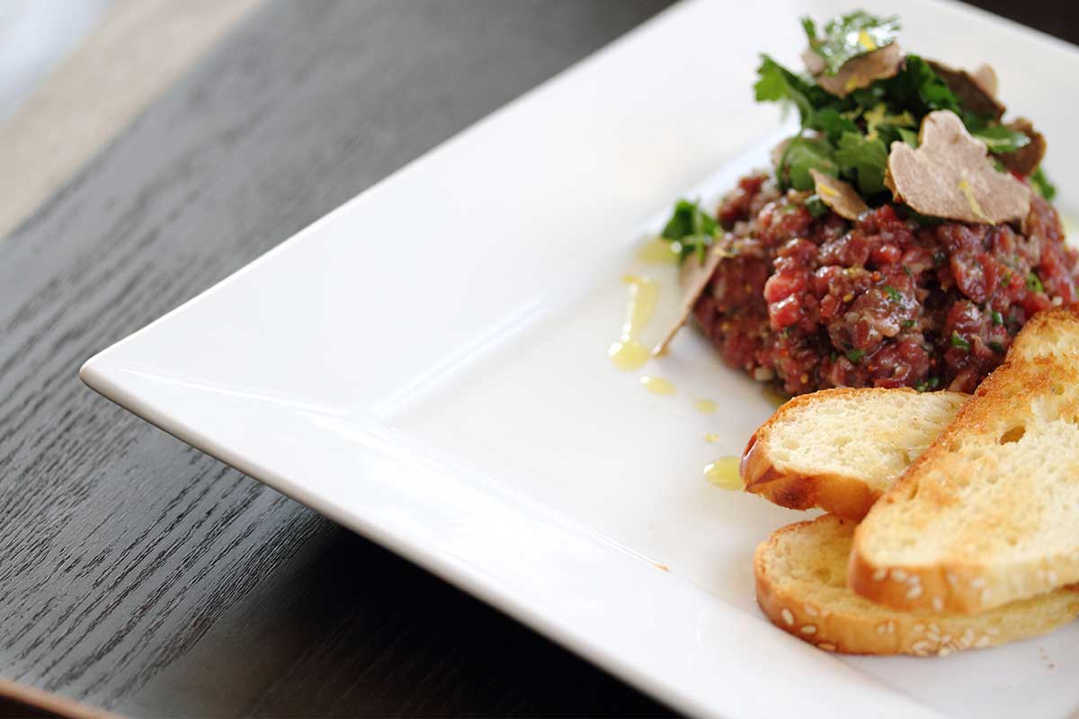 White Truffle & Chive Kobe Beef Tartare - Marx Foods Blog